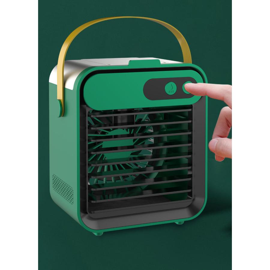 エアコン ニクーラーエアコン 冷風機 小型クーラー 卓上クーラー 家庭用 コンパクト 持ち運びが便利 加湿 水冷扇風機 夏 熱中症対策 ...