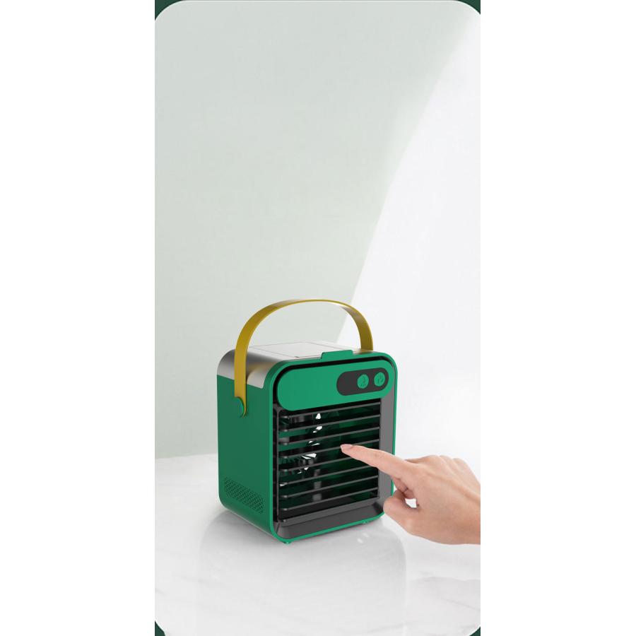エアコン ニクーラーエアコン 冷風機 小型クーラー 卓上クーラー 家庭用 コンパクト 持ち運びが便利 加湿 水冷扇風機 夏 熱中症対策 ...