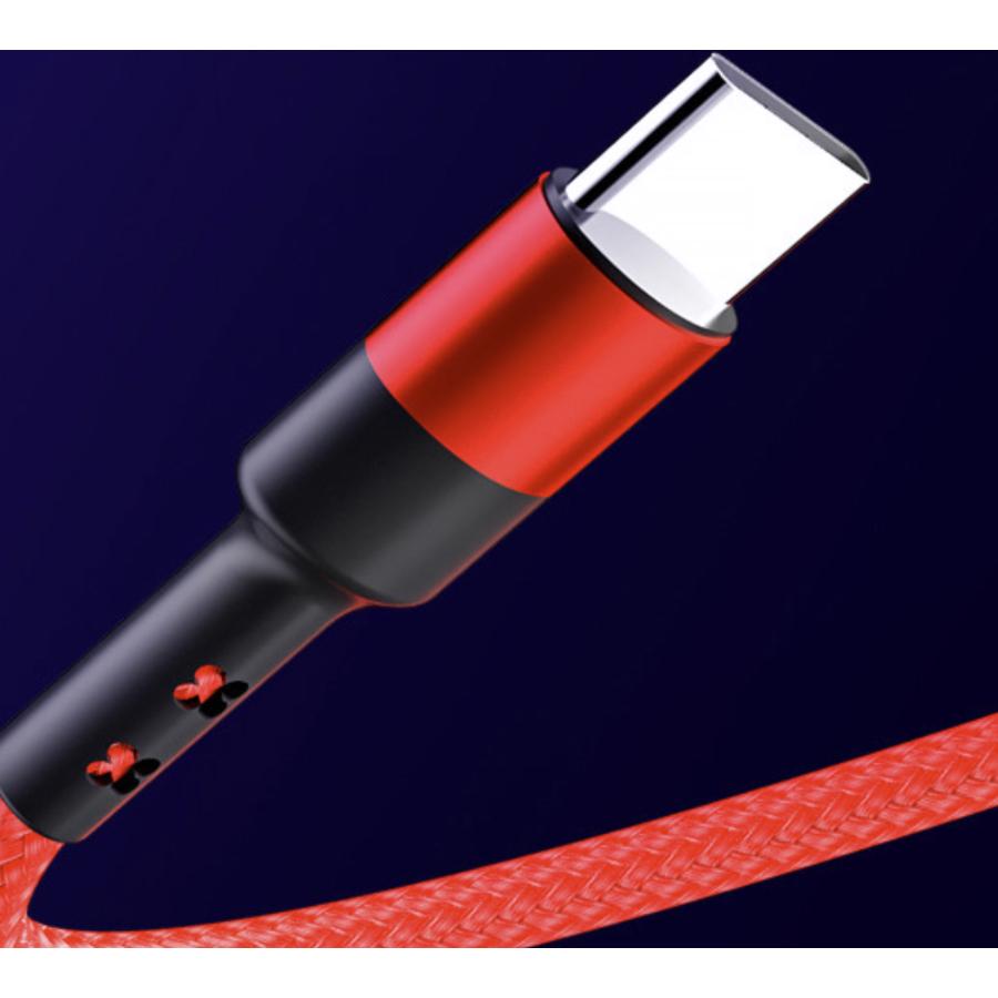 USB TYPE C ケーブル タイプC USBC 2.0(USB C to USB C )30cm 60W 3A出力で急速充電 QC3.0対応 データ転送最大480Mbps 黒色メッシュ ...