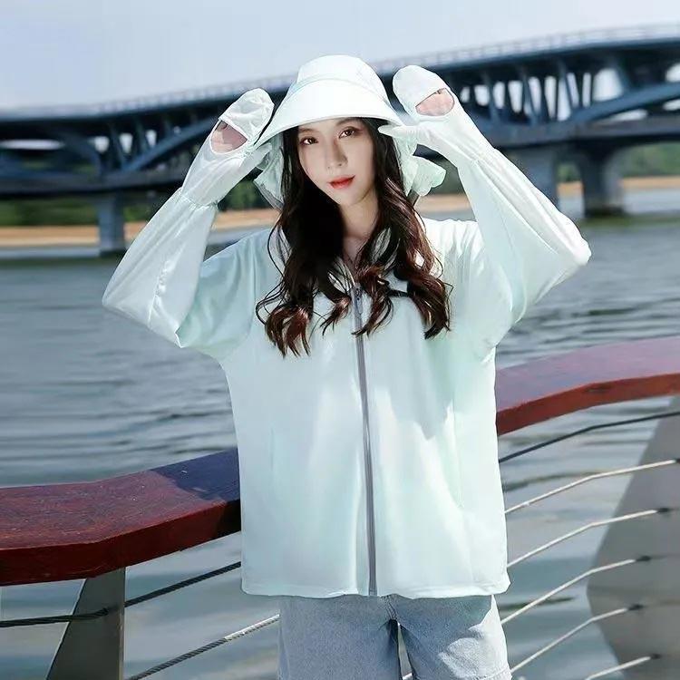 手袋 通気性抜群 パーカー ポケット付き UVカット 薄手 顔回りから指先まで UV 冷感 接触冷感 日焼け対策 レディース 涼しい : aimerfleur - 通販 - Yahoo!ショッピング