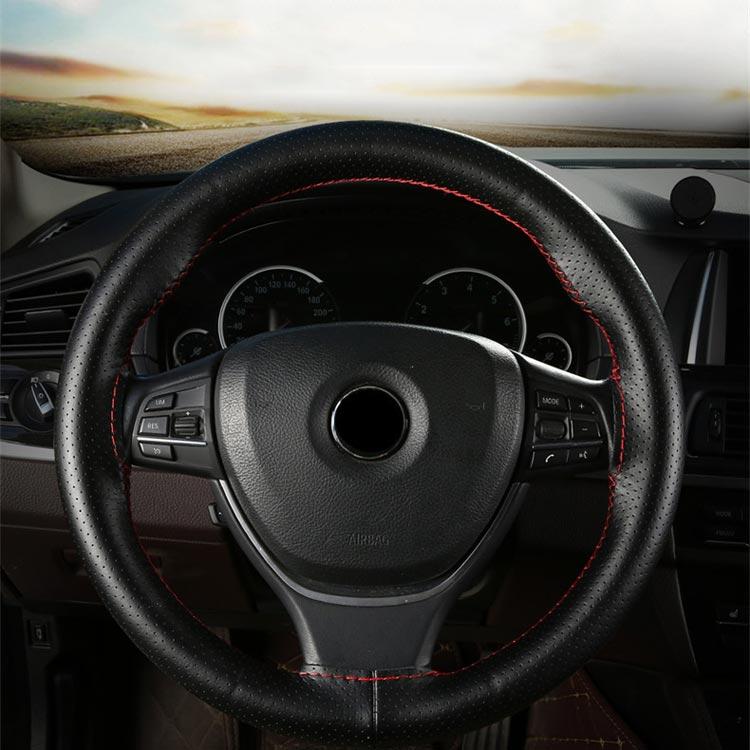 ハンドルカバー ステアリングカバー 手縫い 編み込み 牛革 自動車用 軽自動車 編み上げタイプ ハンドル カバー 通気 滑り止め 汚れ防止 撥水 握り :frien458888 ...
