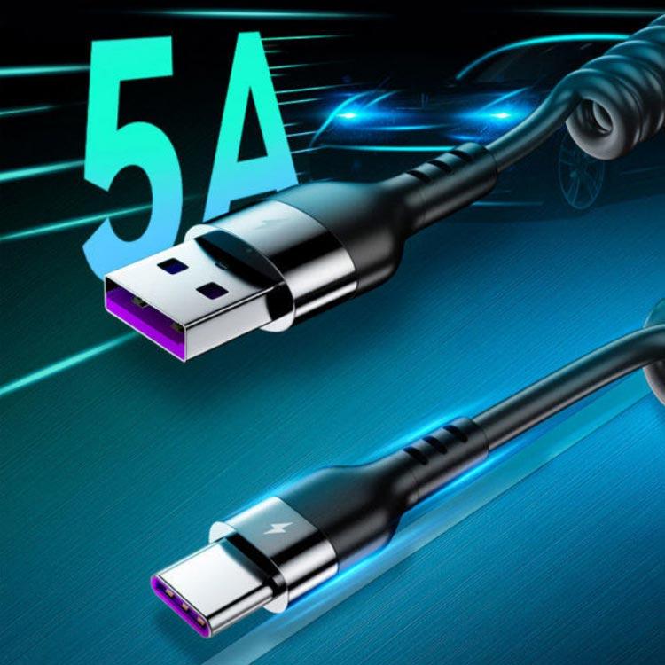 スマホ ライトニング 伸縮1.5m iPhone バンジー伸縮ケーブル Lightning Type-C 車載 2本組 伸び縮み 急速充 : aimerfleur - 通販 - Yahoo ...