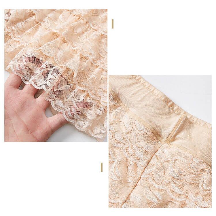 パニエ フリル 透け防止 ペチコート ショーツ 1分丈 スパッツ 総レース ショート ペチパンツ 下着 ショートパンツ ドレス スカート ペチパン ペ : aimerfleur - 通販 ...