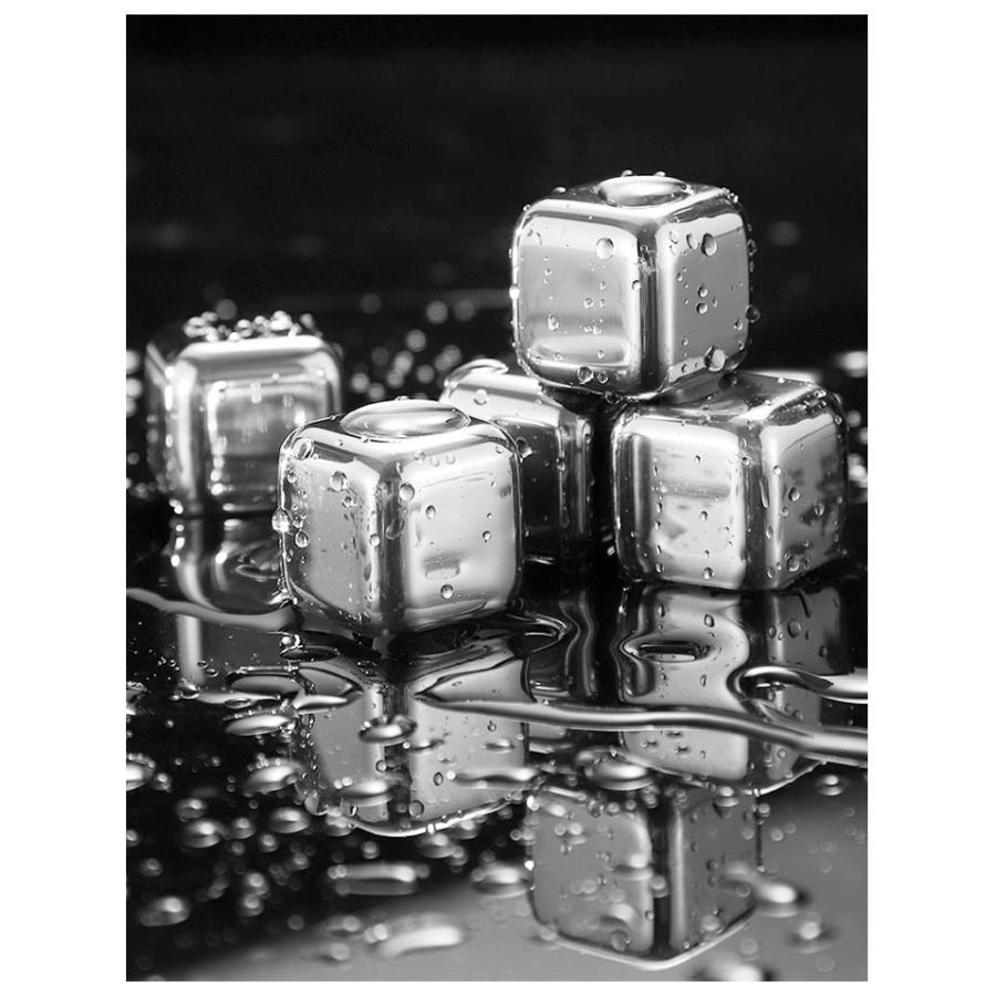 アイスキューブ 8個入 ステンレス 氷 溶けない氷 ステンレス氷 父親 誕生日 プレゼント 男性 お酒 おしゃれ プレゼント 永久氷 ウイスキーストー :kaji353159 ...