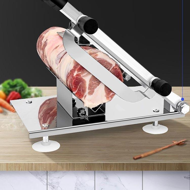 ミートスライサー 手動式 生ハムスライサー 肉切機 肉用スライサー 0.3mm 〜 8mm 家庭用 業務用 冷凍肉スライサー 野菜 肉スライサー 薄切 :kaji353166 ...