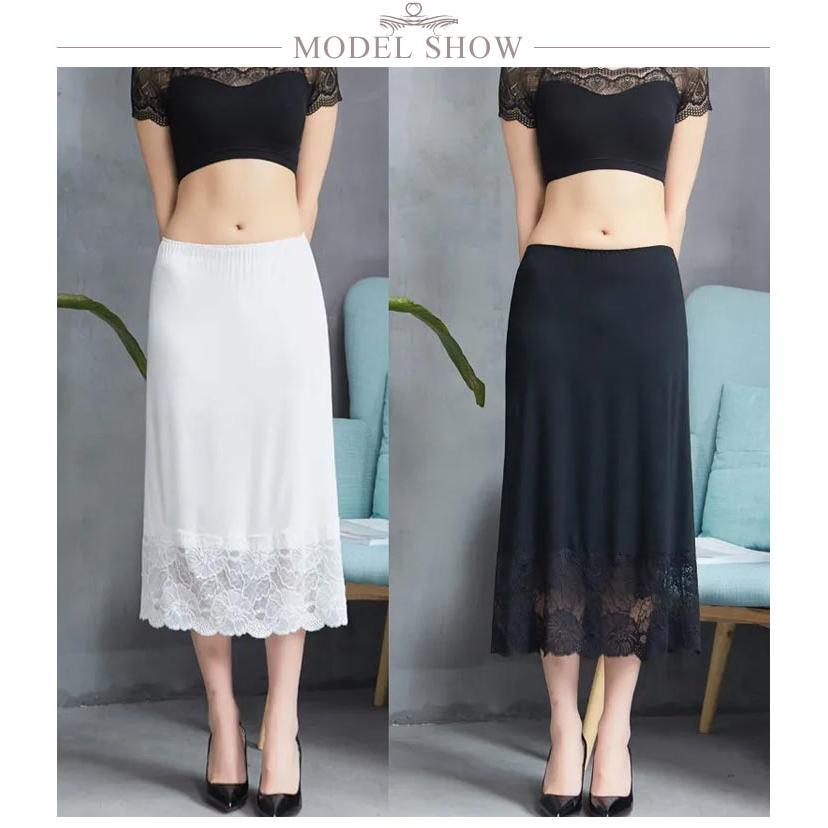 ペチコート ペチコート ペチコート ロング 50cm ランジェリー ギフト スカート 72cm レース レディース 下着 汗取りインナー 70cm ス :lucky548643 ...