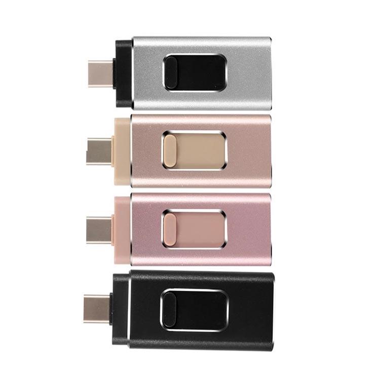フラッシュメモリ usbメモリ 128GB 大容量 超小型 4in1 スマホ＆パソコン兼用 OTG フラッシュ ドライブ iPhone/Android : aimerfleur - 通販 ...