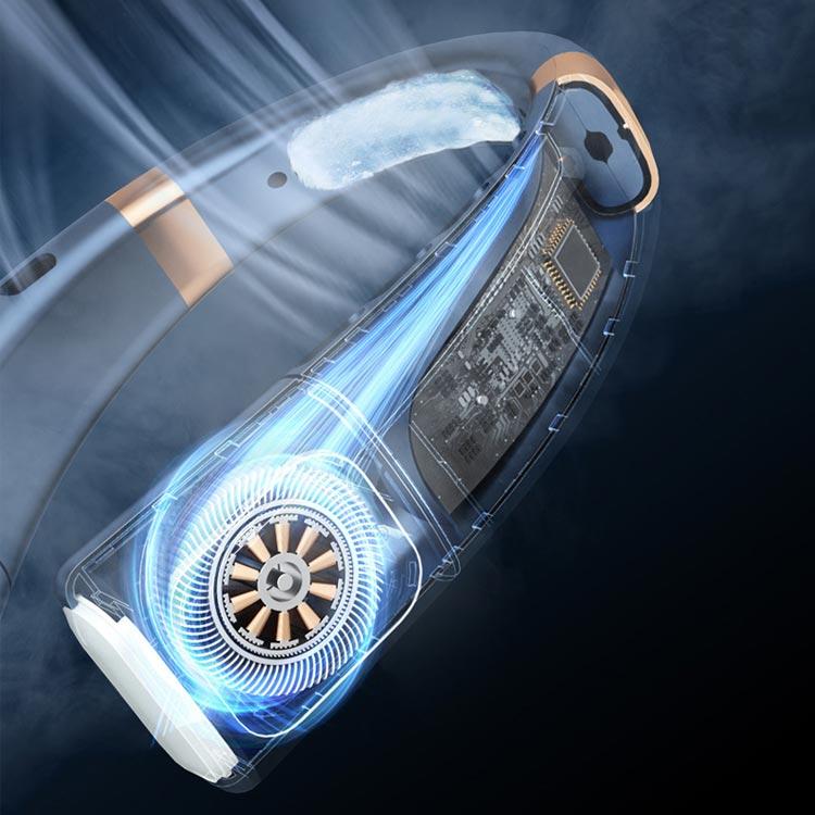 超軽量 ネックファン 首掛け扇風機 ライト付き 暑さ対策 グッズ ネッククーラー ネック クーラー 5段階風量調節 首かけ扇風機 羽根なし 扇風機 首 : aimerfleur - 通販 ...