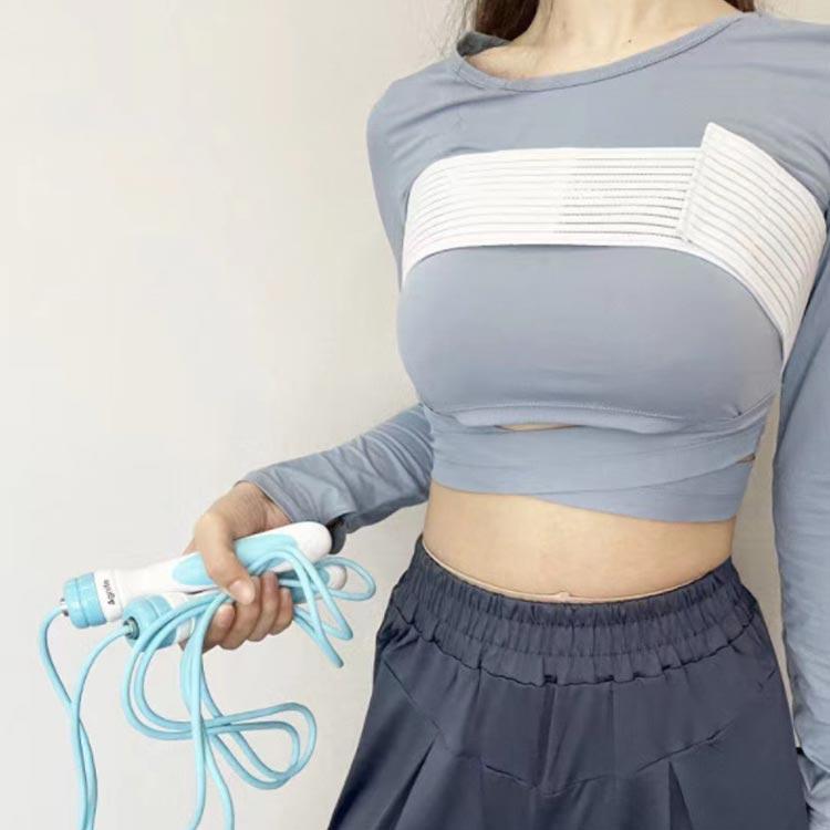 2枚セット バストサポートバンド 揺れない スポーツブラ バスト揺れ防止 マジックテープ 着脱簡単 使いやすい 軽量 携帯便利 全長約150cm サイ :uneile490085 ...