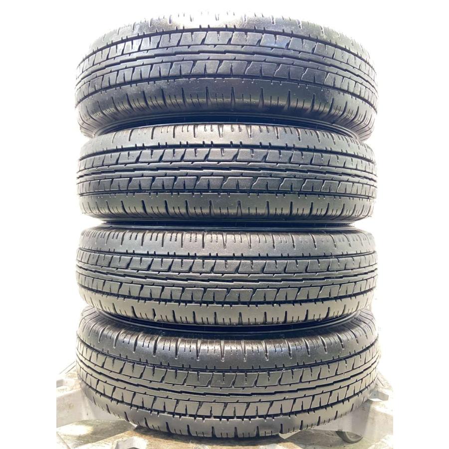 DUNLOP 中古タイヤ サマータイヤ ホイールセット 4本セット 145R12 8PR ホンダ純正 12x3.5 100-4穴 ダンロップ エナセーブ VAN01 : タイヤ・ホイール ...