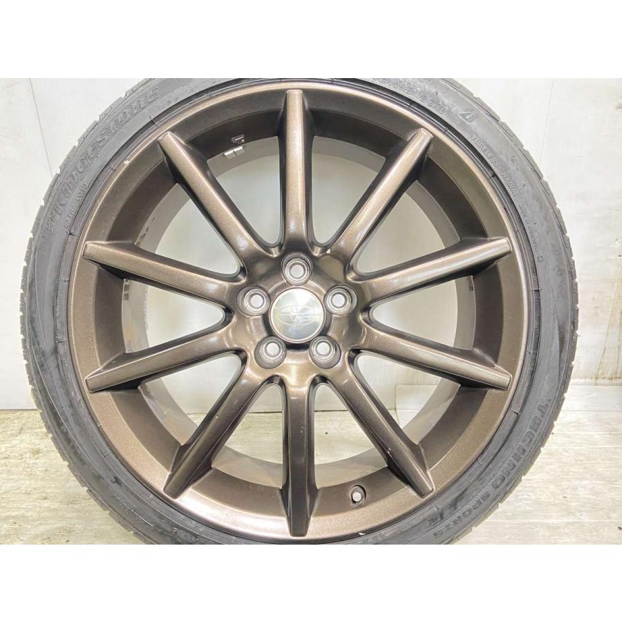 BRIDGESTONE（ブリヂストン） 中古タイヤ サマータイヤ ホイールセット 4本セット 215/40R18 スバル純正 18x7.0 ...