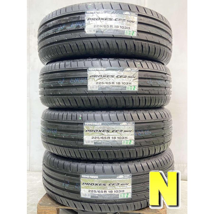 TOYO TIRES 中古タイヤ サマータイヤ 4本セット 225/65R18 トーヨータイヤ プロクセス CF2 SUV : タイヤ ...