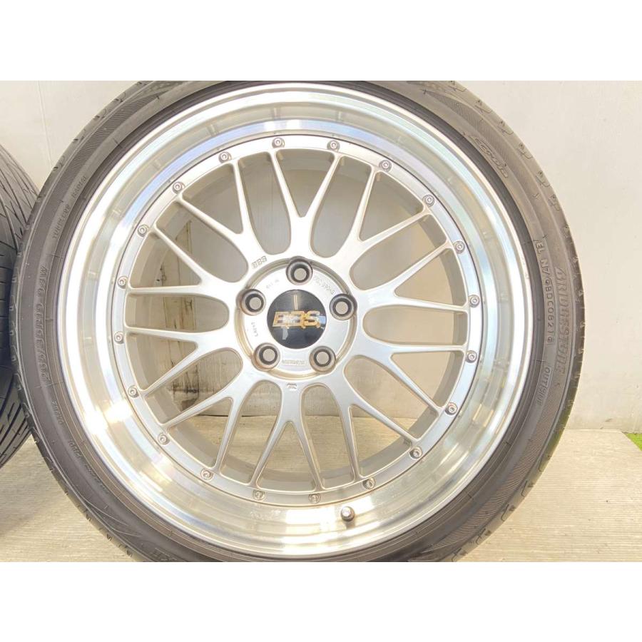 BRIDGESTONE 中古タイヤ サマータイヤ ホイールセット 4本セット 235/40R19 BBS LM220 LM257 19x8.5 ...