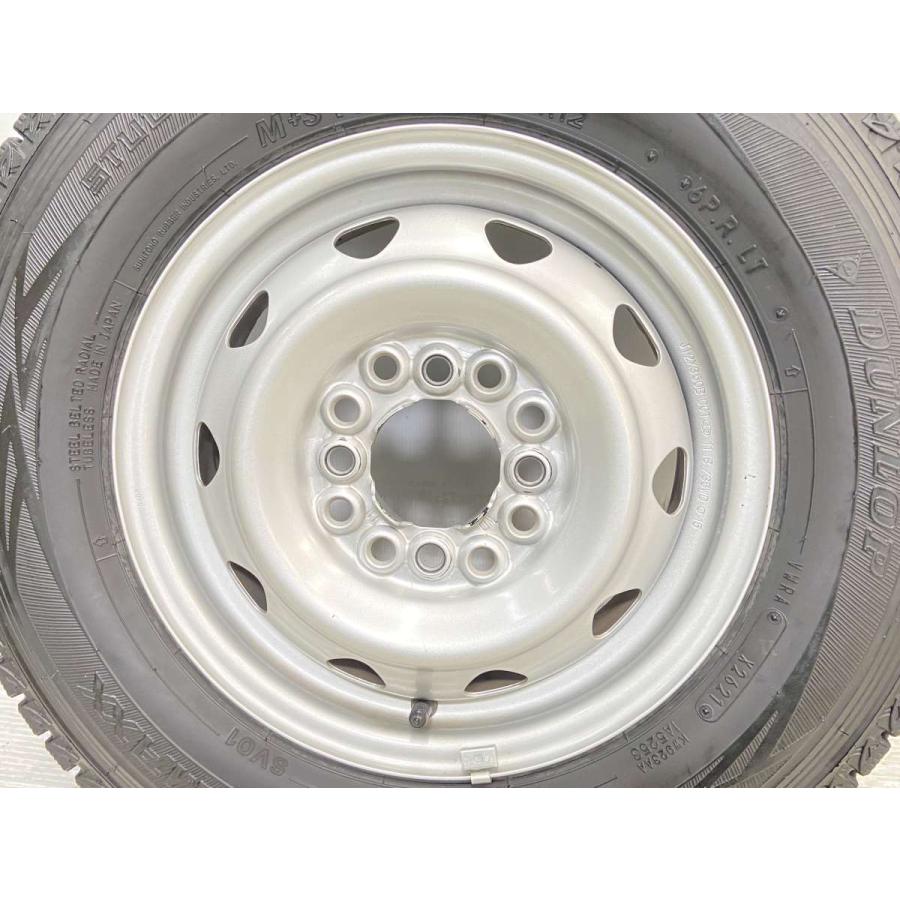 DUNLOP 中古タイヤ スタッドレスタイヤ ホイールセット 4本セット 145R12 6PR WD 12x3.5 100/110/114.3-4穴 ウィンターマックス SV01 : タイヤ ...