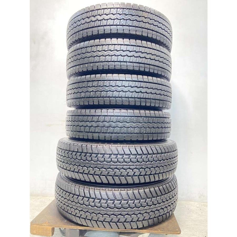 DUNLOP 中古タイヤ スタッドレスタイヤ ホイールセット 6本セット 175/80R15 101/99 LT 日産純正 15x5.5 ...