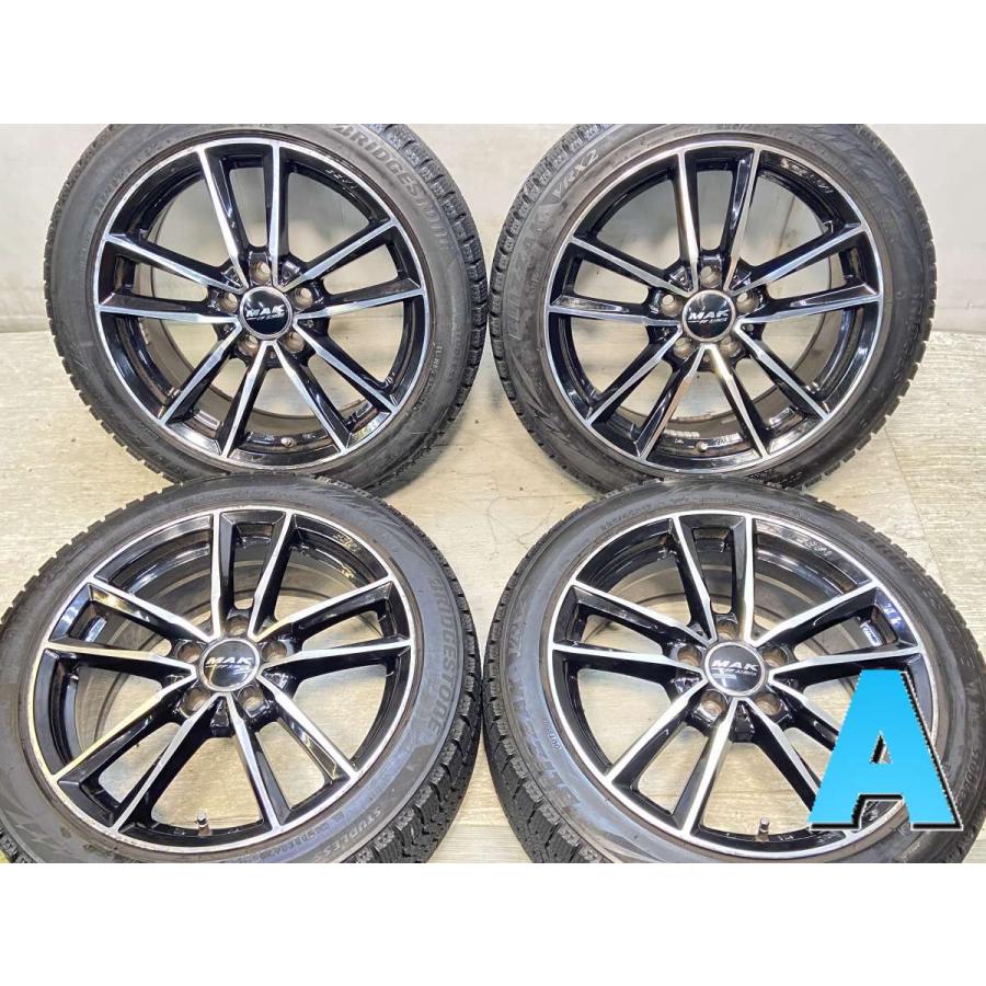 BRIDGESTONE（ブリヂストン） 中古タイヤ スタッドレスタイヤ ホイールセット 4本セット 225/45R17 MAK ...
