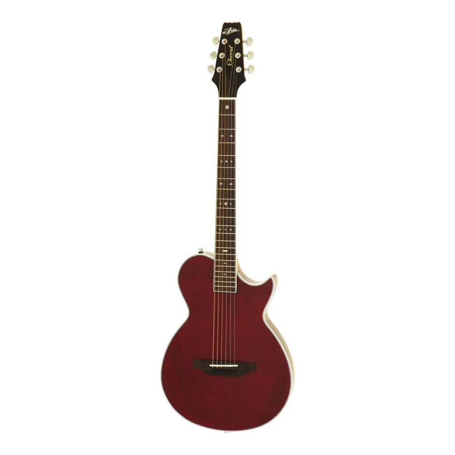 ARIA（楽器） ARIA APE-100 SR (See-through Red) Fishmanピエゾピックアップ搭載 薄胴 エレアコ/ギグバッグ付 : さくら山楽器 - 通販 ...