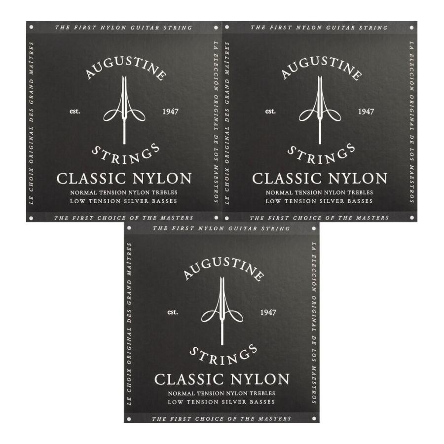 AUGUSTINE BLACK SET×3セット レギュラー/メール便発送・代金引換不可 : さくら山楽器 - 通販 - Yahoo!ショッピング