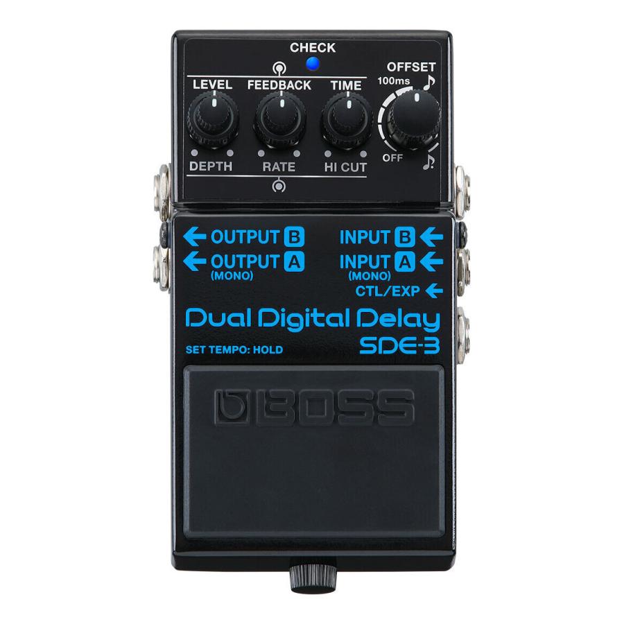 BOSS SDE-3 Dual Digital Delay デジタル・ディレイの名機Roland SDE-3000をコンパクト・ペダルに凝縮 ...