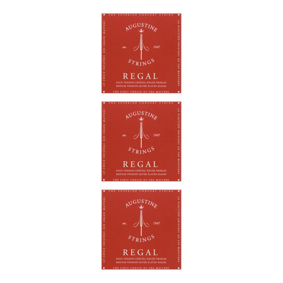 AUGUSTINE REGAL/RED SET×3セット ミディアムテンション/メール便発送・代金引換不可 : さくら山楽器 - 通販 - Yahoo!ショッピング
