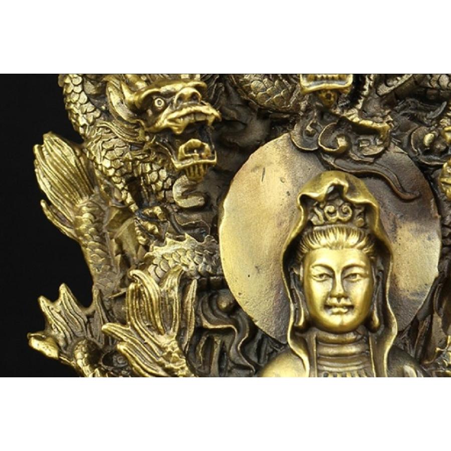 特大サイズ 九龍観音像 観音菩薩像 中国神話 竜生九子 仏像 特大サイズ 九龍観音像 観音菩薩像 中国神話 竜生九子 仏像