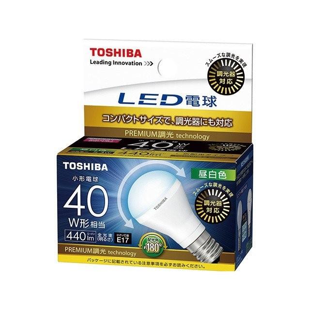 東芝ライテック (送料無料)LED電球 LDA5N-G-E17/S/D40W 広配光タイプ小形電球40W形相当(LDA5NGE17SD40W)昼白色/E17口金 : アイピット(インボイス対応 ...