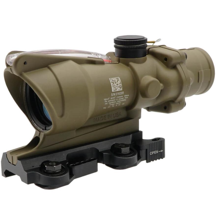 QDレバー マウント 標準搭載【 EVOLUTION GEAR製 】 Trijicon タイプ TA31B ACOG 4倍率 ライフルスコープ ...