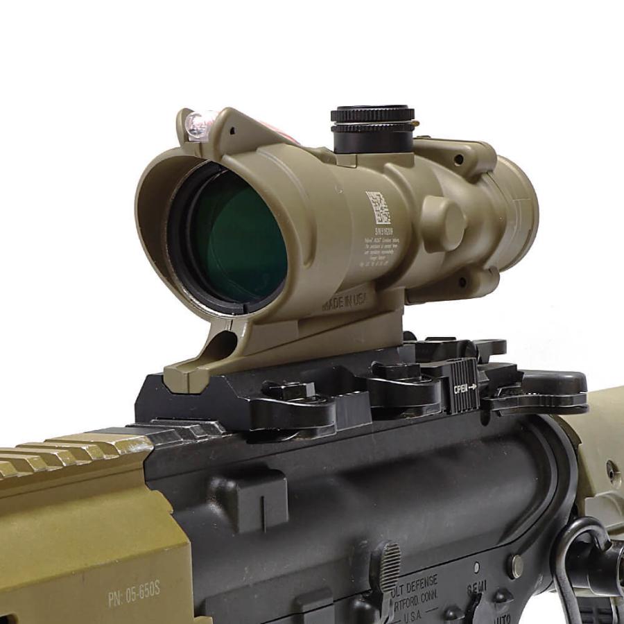 QDレバー マウント 標準搭載【 EVOLUTION GEAR製 】 Trijicon タイプ TA31B ACOG 4倍率 ライフルスコープ ...
