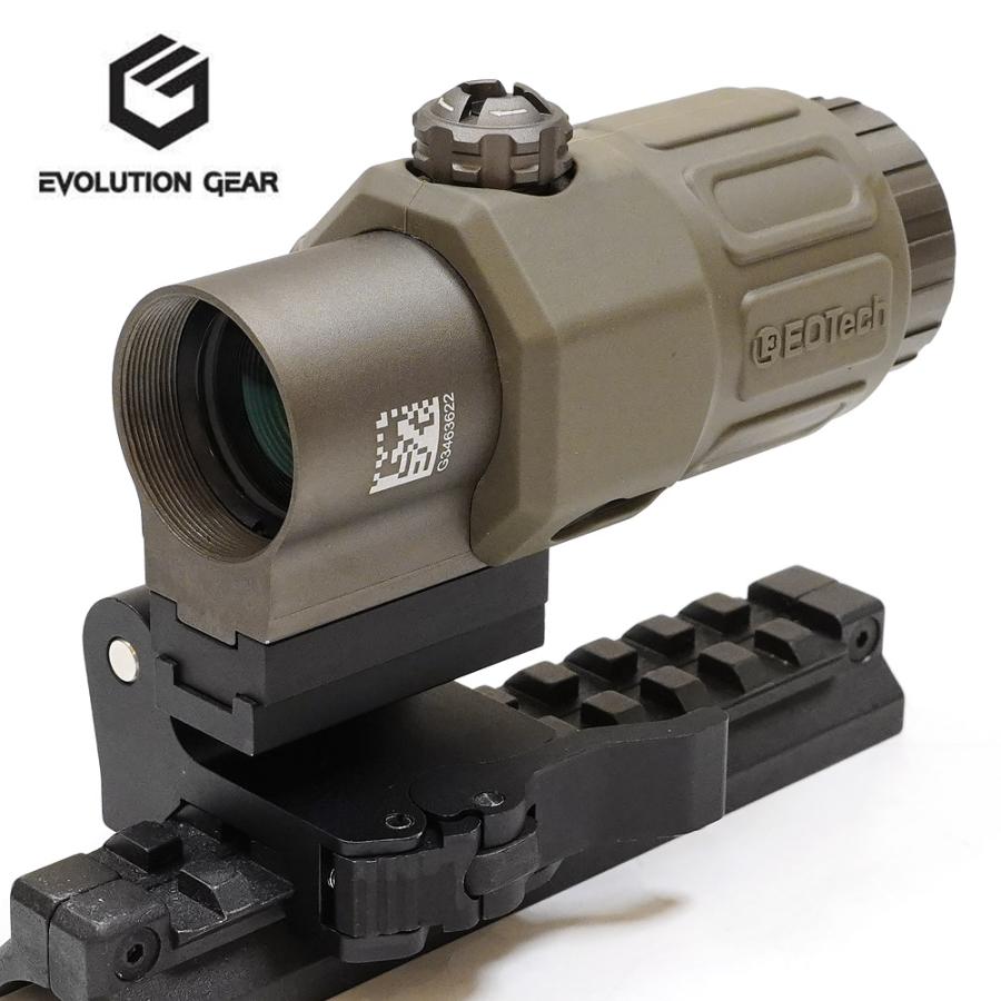 ドットサイト用 倍率ブースター Evolution Gear製 EOTech G33 マグニファイア 3.25倍 レプリカ 2020 クリアレンズ 最新モデル エボギア :EVO-520:エア ...