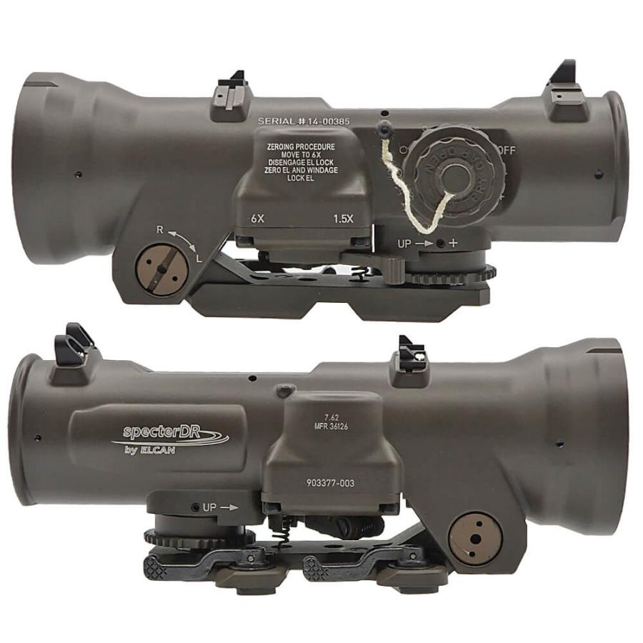 Evolution Gear 製 ELCAN Specter DR 1.5-6x 可変倍率 スコープ レプリカ 7.62mm 発光レティクル ...