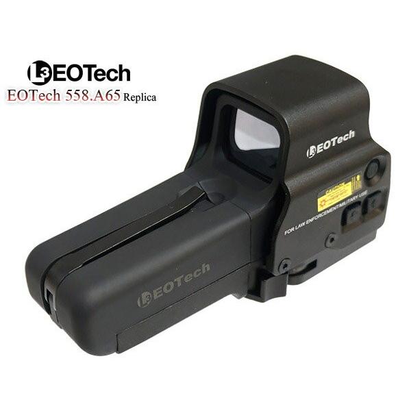 M4エアガン用 単三電池ドットサイト EoTechタイプ ドットサイト イオテック558.A65 BK(ブラック) : エアガン市場 Yahoo!店 - 通販 - Yahoo!ショッピング