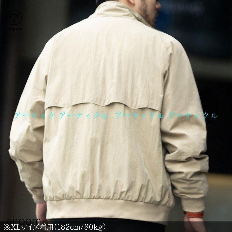 ハリントンジャケットスイングトップおしゃれメンズ男性無地ゆったりアウターS-XXL秋冬 : airoom - 通販 - Yahoo!ショッピング