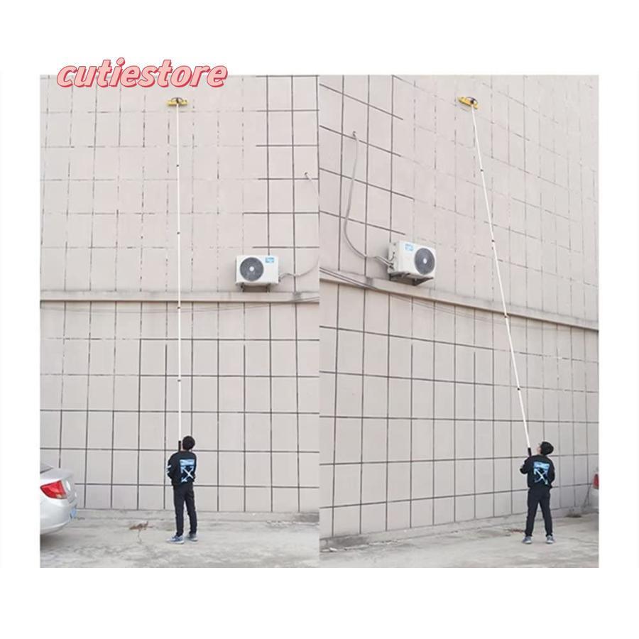 高所掃除ブラシ 外壁掃除 3.6m~9m 給水伸縮ブラシ35Cmブラシヘッド 窓ガラス/壁掃除 高所ワイパー 業務用 超ロングポール 取り外しが簡単 : airoom - 通販 - Yahoo ...