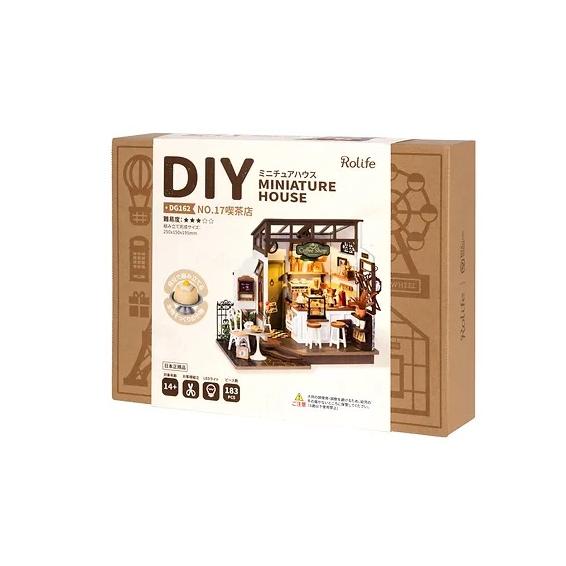 ROBOTIME No.17喫茶店【DG162】Rolife DIYミニチュアハウス（組立キット）（日本正規品） : エアプロ - 通販 - Yahoo!ショッピング