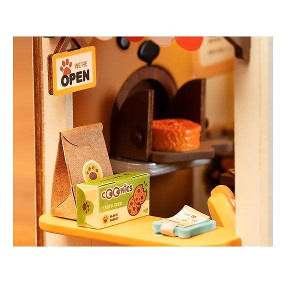 【6,000円以上で送料無料対象商品】ROBOTIME クマのケーキボックス【DS033】Rolife DIYミニチュアルーム（組立キット）（日本正規品） : エアプロ - 通販 ...