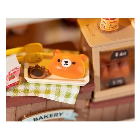 【6,000円以上で送料無料対象商品】ROBOTIME クマのケーキボックス【DS033】Rolife DIYミニチュアルーム（組立キット）（日本正規品） : エアプロ - 通販 ...