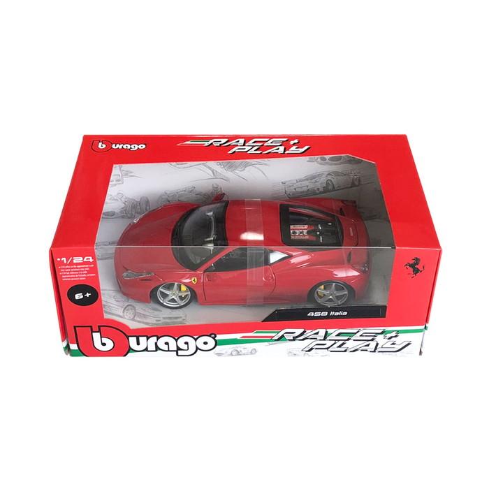 ミニカー 1/24 フェラーリ 458 イタリア レッド : エアージェイYahoo!ショッピング店 - 通販 - Yahoo!ショッピング