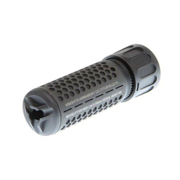 【オリジナルセット】KAC PDW 電動ガン 8in STD VFC製+Knight's型 QDCサプレッサー 125mm CQB 14mm逆ネジフラッシュハイダー付 (BK) Clone ...