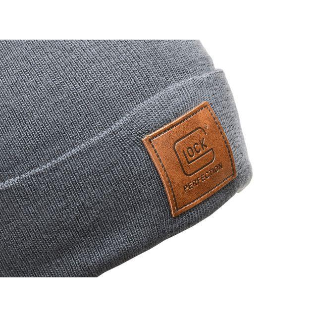 HeadWear ニットビーニー GLOCK Perfection BEANIE BrownPatch (Grey) GLOCK製 ...
