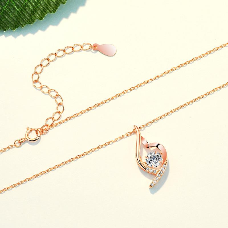 ネックレス レディース 揺れる シルバー925 s925 CZ 人気 プレゼント 彼女 妻 母 娘 友達 自分 : アイリュウショップ - 通販 - Yahoo!ショッピング