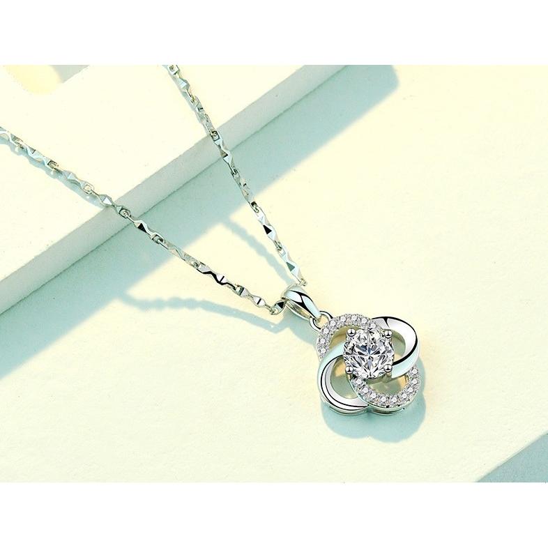 ネックレス レディース クローバー 四つ葉 シルバー925 s925 CZ 人気 プレゼント 彼女 妻 母 娘 友達 自分 : アイリュウショップ - 通販 - Yahoo!ショッピング