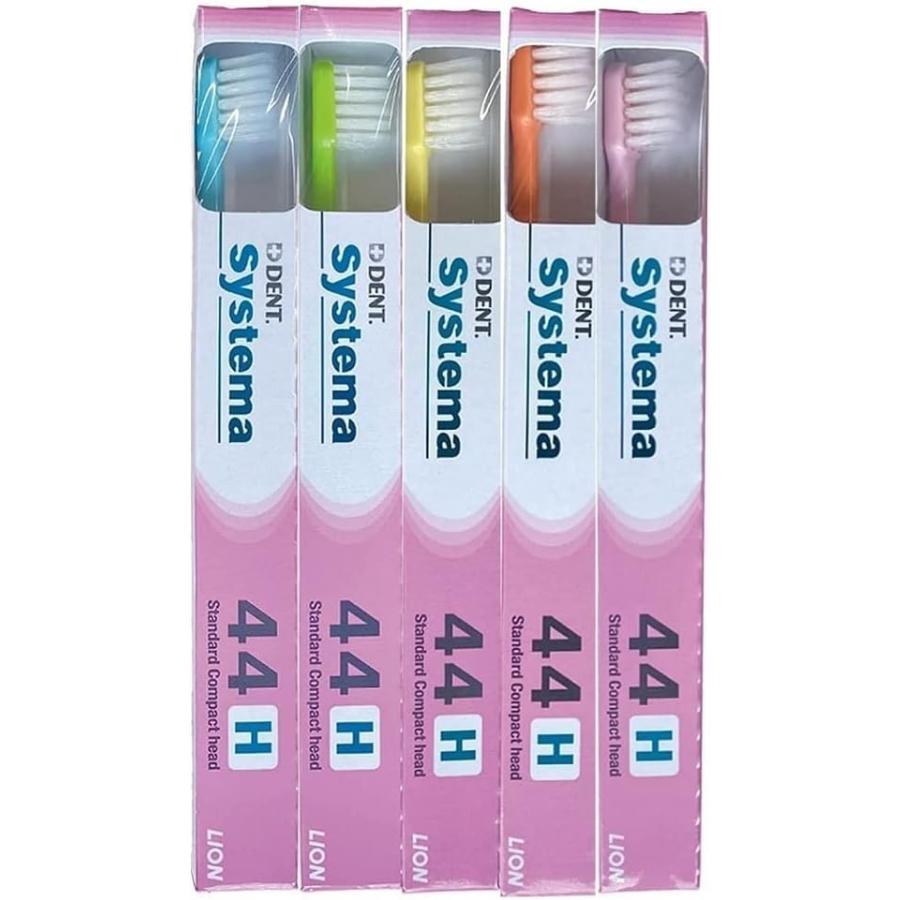ライオン DENT.EX Systema 44H(パステルカラー) 歯科専用歯ブラシ 5本 【カラー指定なし】+ お試し品 ウルトラフロス S 1本 : systema44h105 : 通販 ...