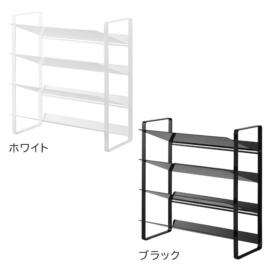 シンク下ワイドボトルストッカー タワー 4段 山崎実業 tower ホワイト ブラック 1338 1 : BEAUTYPARK Yahoo!店 - 通販 - Yahoo!ショッピング