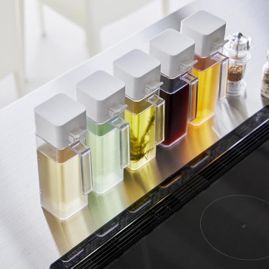 蓋付き調味料ボトル タワー 山崎実業 tower ホワイト ブラック 1517 1518 オイルボト : BEAUTYPARK Yahoo!店 - 通販 - Yahoo!ショッピング