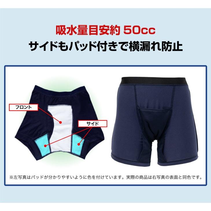 即納 クーポンあり ファミラ さわやか安心ボクサーパンツ7枚組 レギュラー 紳士軽失禁パンツ 約50cc吸水 抗菌 消臭 防臭の軽失禁パンツ おじさん感が嫌な方に : アイシーズ - 通販 ...