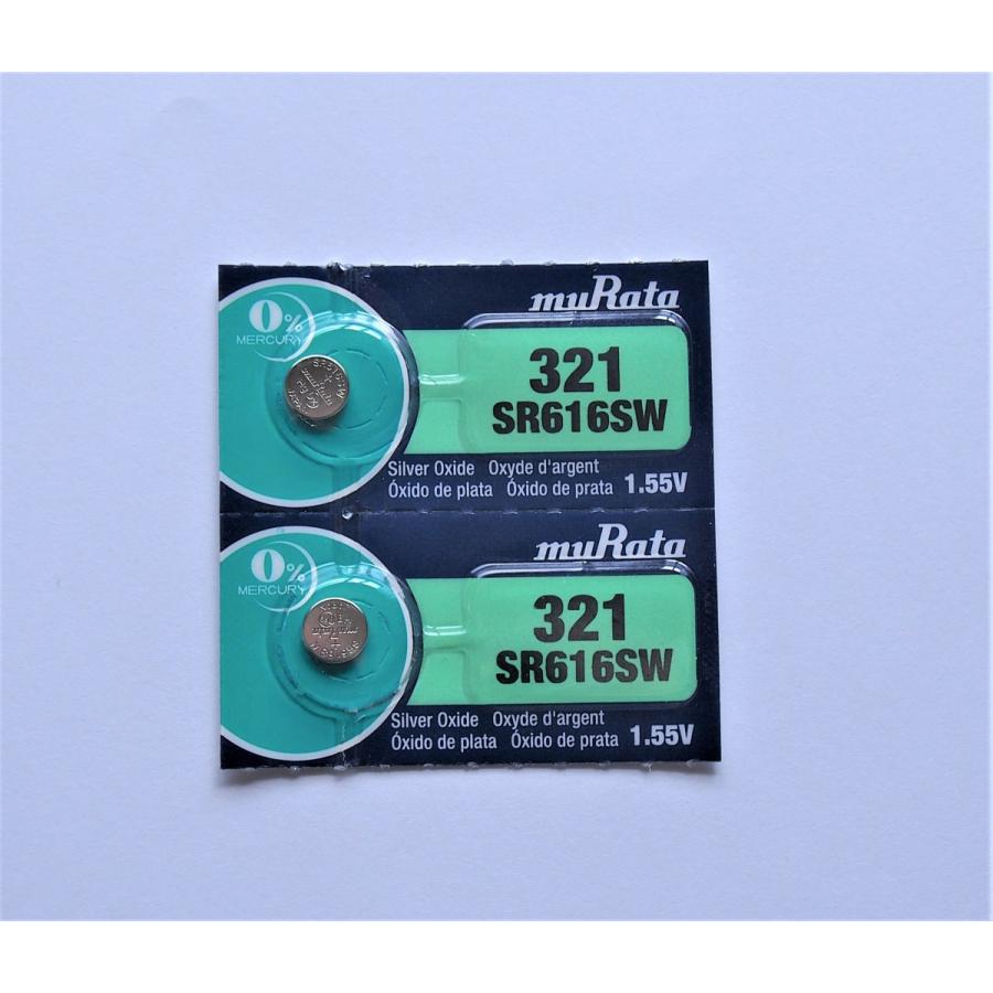 【送料無料】SR616SW (2個）・321・時計用電池 村田製作所 : アース - 通販 - Yahoo!ショッピング