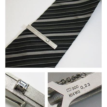 半額/ PT900 K14WG/ダイヤモンド ネクタイピン プラチナ 半額/ PT900 K14WG/ダイヤモンド ネクタイピン プラチナ