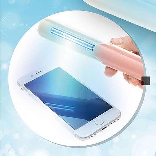 Kileiny キレイニィー/スライド式 UV除菌ライト(UV-C) 紫外線除菌 殺菌灯 99.9%除菌 乾電池式/ミルキーラベンダー UK-01-4/4549411101839(取）共栄 ...