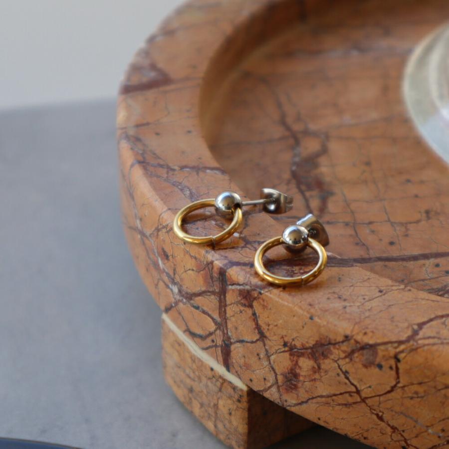 AJIRO ACCESSORY ピアス ajiro accessory アレルギー対応 レディース 金属アレルギー対応 サージカルステンレス シルバー ステンレス ゴールド シンプル P059 ...