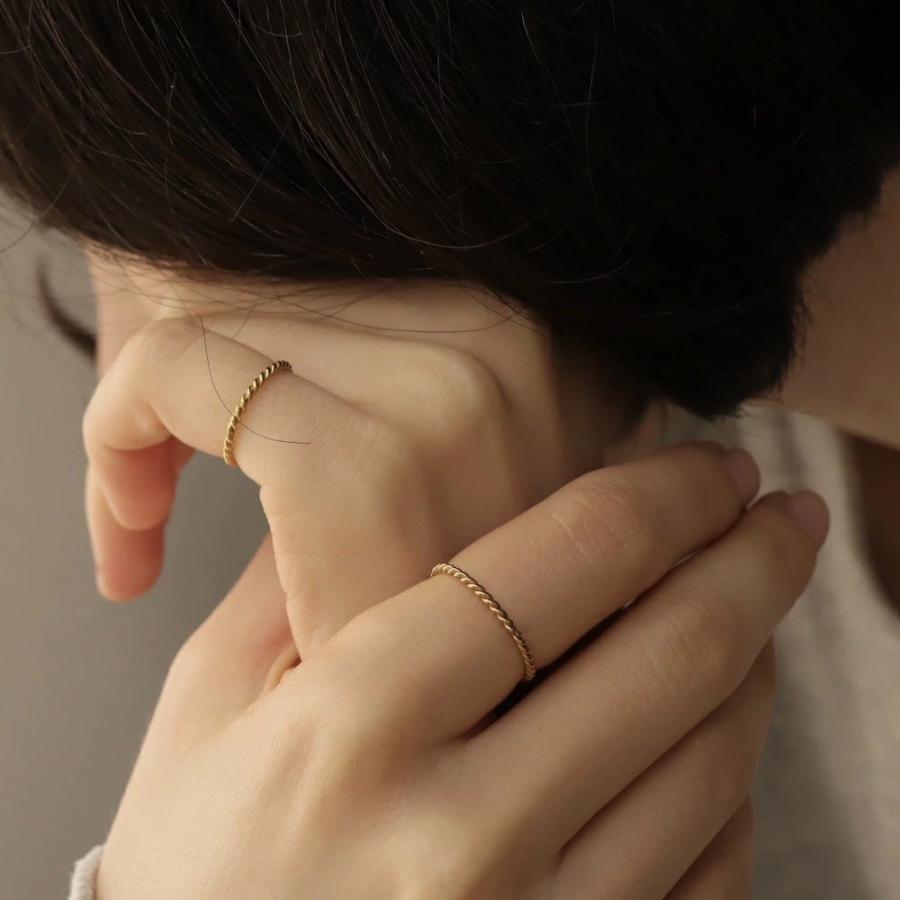 AJIRO ACCESSORY リング ajiro accessory 指輪 ステンレス ツイスト スリム 金属アレルギー対応 R024 : AJIRO ACCESSORY - 通販 ...